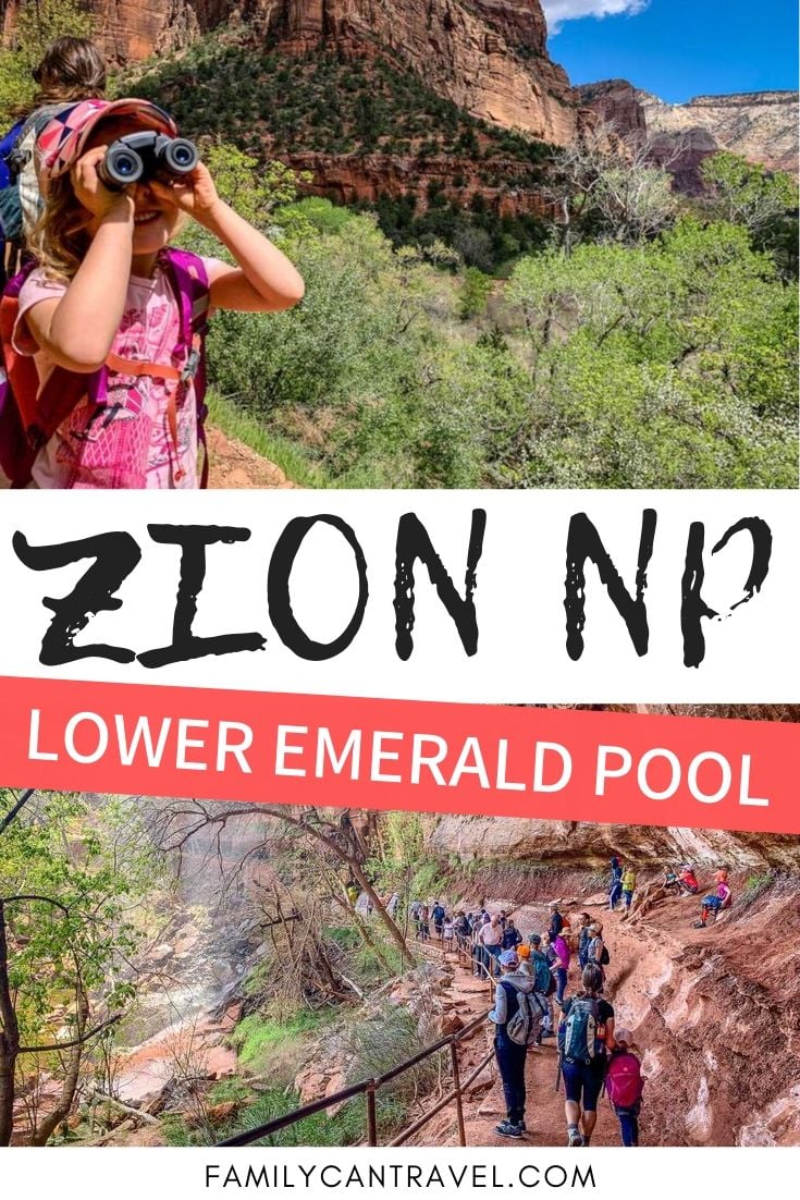 Lower Emerald Pool Trail in Zion National Park - Family Can Travel