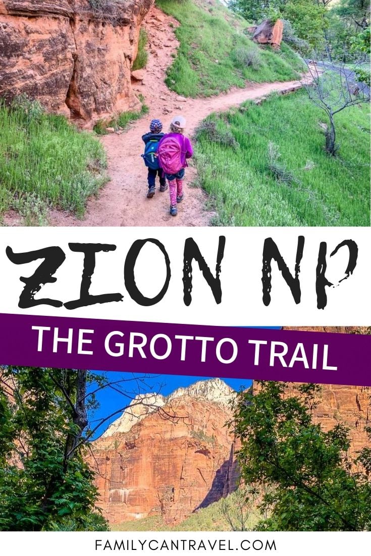 The Grotto Trail in Zion National Park - Family Can Travel