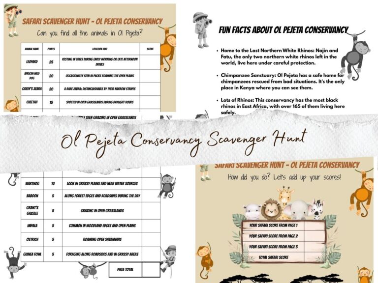 African Safari Scavenger Hunts - Family Can Travel